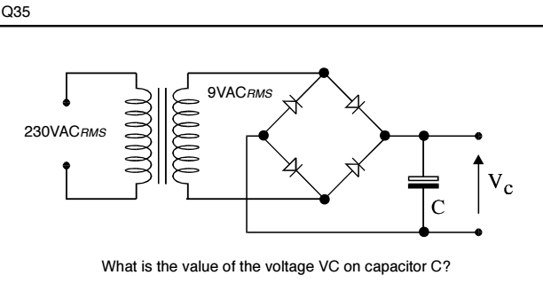 Solved What is the value of the voltage VC on capacitor C? | Chegg.com