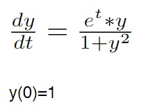 Solved: Solve This Separable Equation: Dy/dt = E^t*y/1 + Y... | Chegg.com