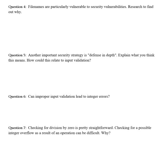 Solved Code Responsibly-- How Can I Properly Validate nput? | Chegg.com