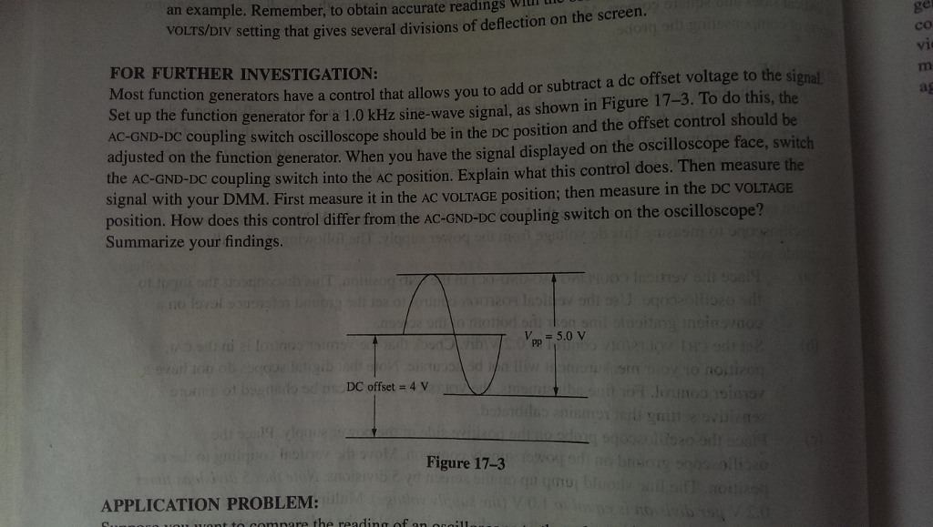 Solved Most function generators have a control that allows | Chegg.com