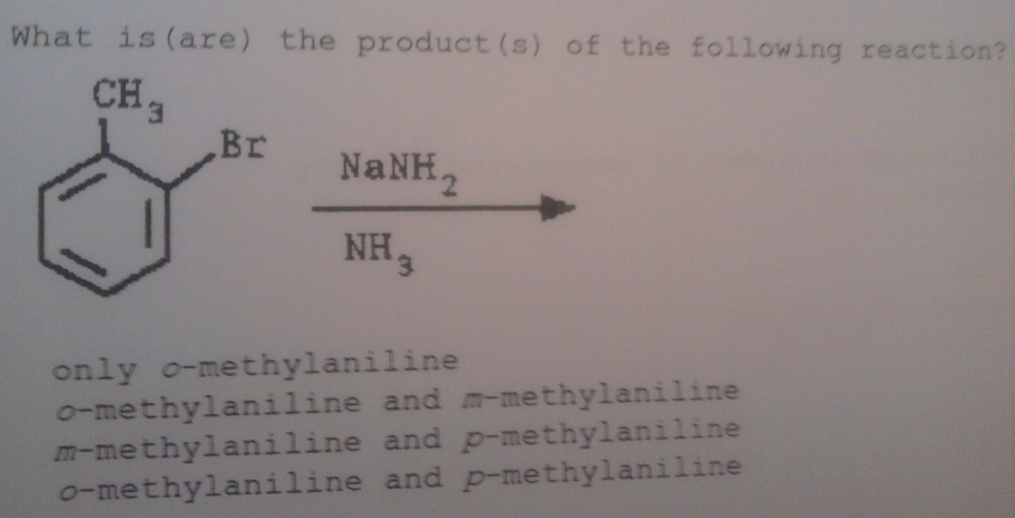 Solved What is (are) t he product (s) of the following | Chegg.com