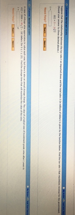 Solved Suppose that the relationship between the tax rate t | Chegg.com