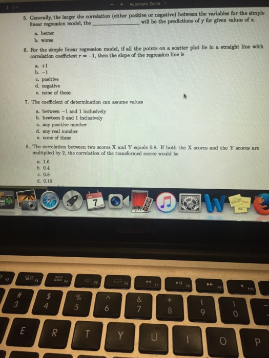 Solved Statistics multiple choice questions | Chegg.com