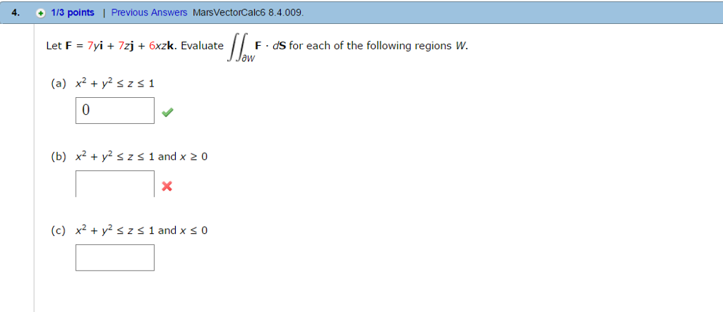 Solved Let F = 7yi + 7zj + 6xzk. Evaluate | Chegg.com