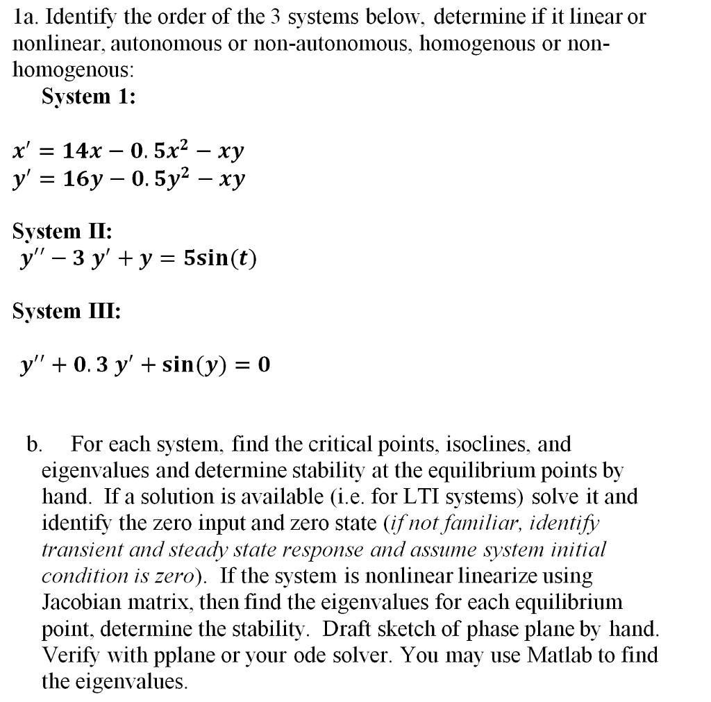 Solved A Identify The Order Of The 3 Systems Below Chegg solved-a-identify-the-order-of-the-3-systems-below-chegg