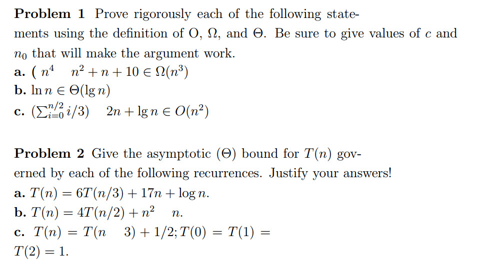 Solved Prove rigorously each of the following statements | Chegg.com