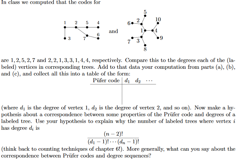 Solved c) Draw a labeled K3 (labeled with 1, 2, 3) and list | Chegg.com