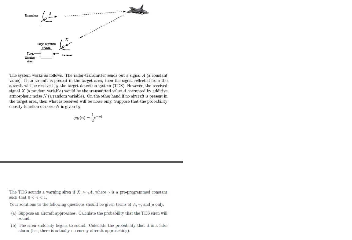 Solved The System Works As Follows The Radar transmitter Chegg solved-the-system-works-as-follows-the-radar-transmitter-chegg
