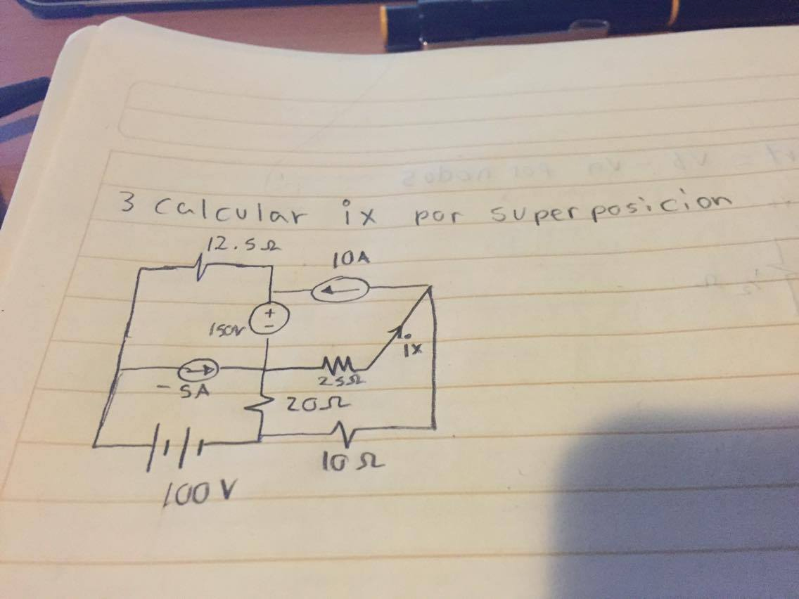 Solved Calculate ix for superposition | Chegg.com Solved Calculate ix for superposition | Chegg.com