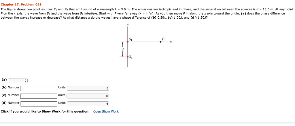 Solved Chapter 17, Problem 023 The figure shows two point | Chegg.com