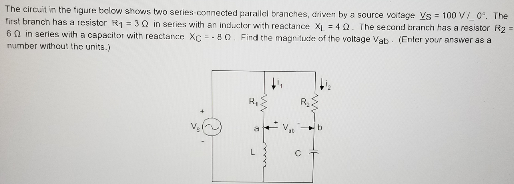 Solved the figure below shows two series-connected parallel | Chegg.com