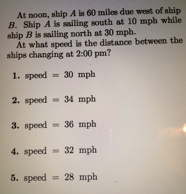 Solved At noon, ship .A is 60 miles due west of ship Ship A | Chegg.com Solved At noon, ship .A is 60 miles due west of ship Ship A | Chegg.com