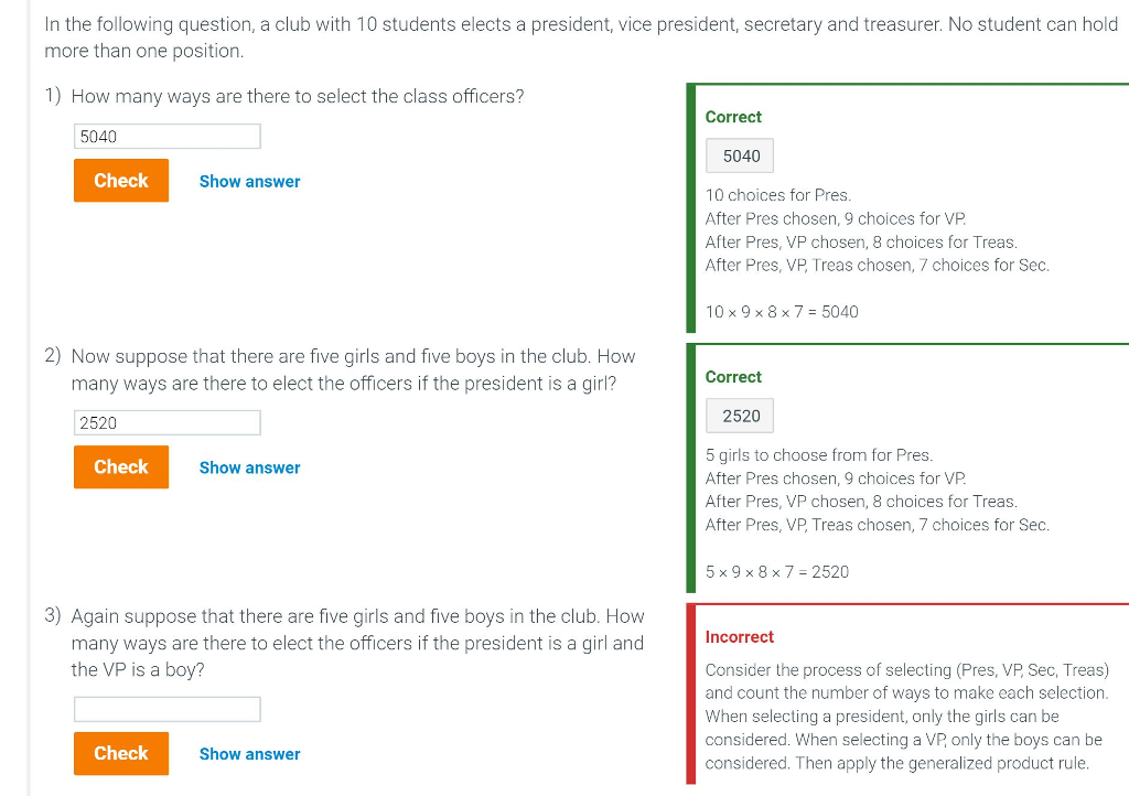 Class Officers Positions