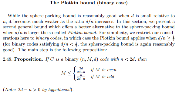 Solved 4. (a) Let C be a binary (n, M, d) code, let C" be | Chegg.com