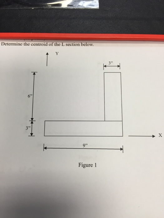 Solved Determine the centroid of the L section below. | Chegg.com