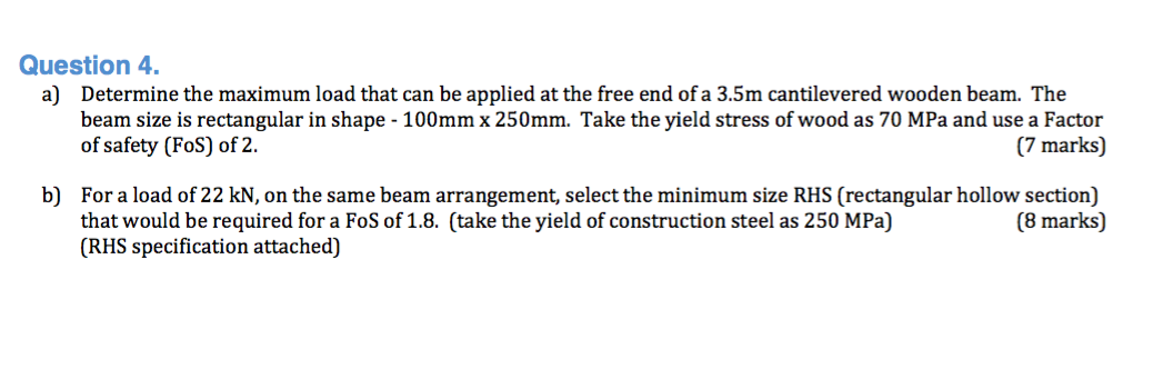Solved Determine the maximum load that can be applied at the | Chegg.com