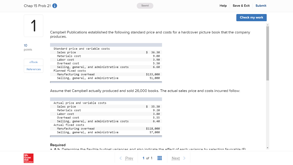 Solved Chap 15 Prob 21 4 Help Save & Exit Submit Saved Check | Chegg.com