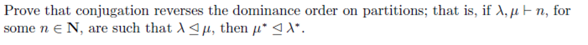 Solved Mu, lambda n means mu, lambda are two partition f n | Chegg.com