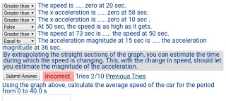 Solved Greater than The speed is zero at 20 sec Greater than | Chegg.com