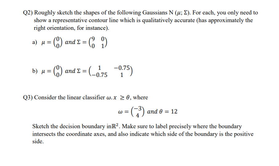 Solved Q2) Roughly sketch the shapes of the following | Chegg.com