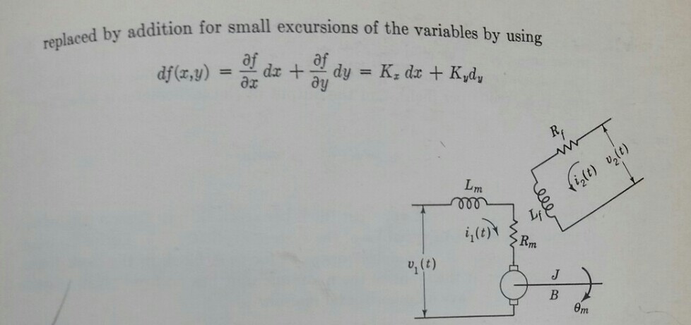 Solved llnlsier Tunctuon of the amplidyne shown in Sec. 2-9. | Chegg.com
