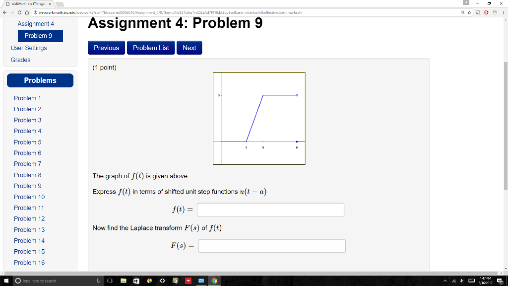 Solved C webwork math tu ed spr17ldra uwwebwork2 | Chegg.com