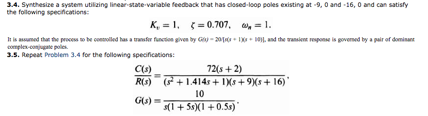 Solved Synthesize a system utilizing linear-state-variable | Chegg.com