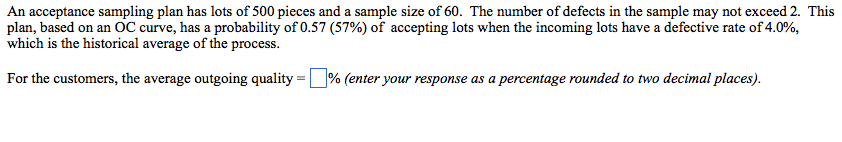 Solved An Acceptance Sampling Plan Has Lots Of 500 Pieces Chegg solved-an-acceptance-sampling-plan-has-lots-of-500-pieces-chegg