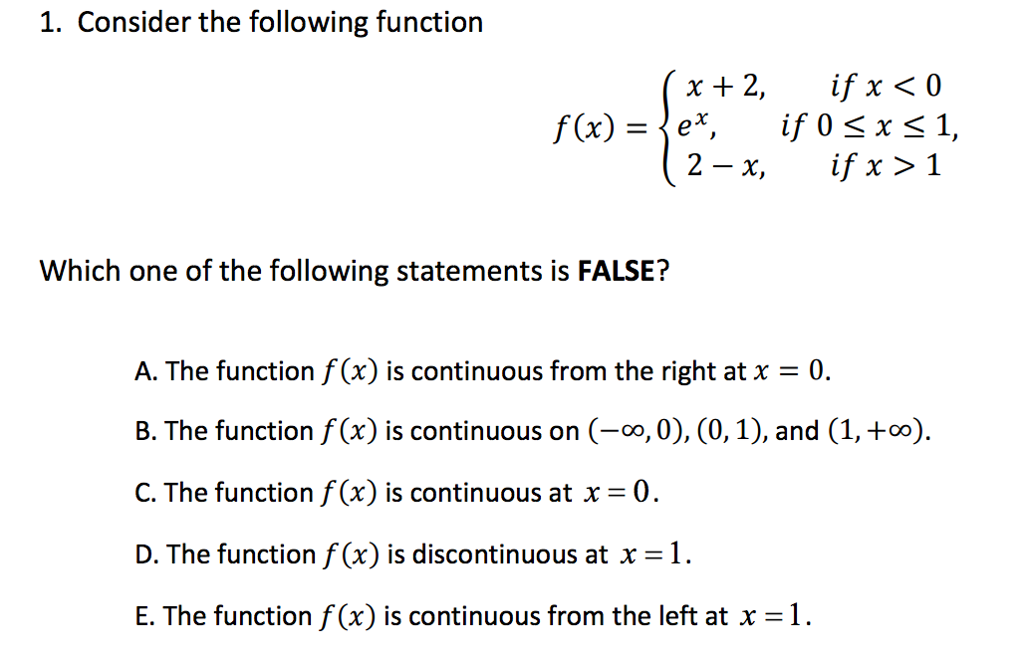 Solved 10. The function f is defined as follows: x S-1 2x 3 | Chegg.com