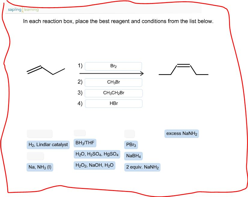 Uestion 17 Of 20 Sapling Learning In Each Reaction... | Chegg.com