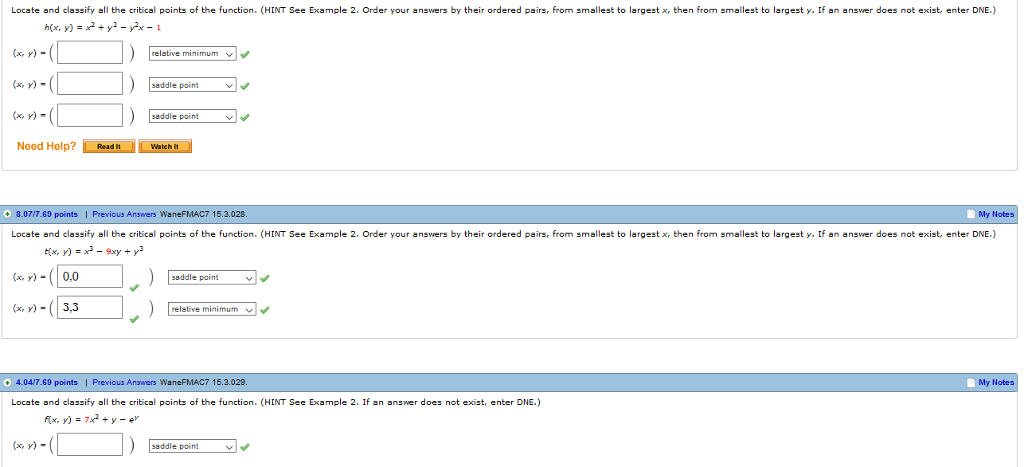 Solved Locate and classify all the critical points of the | Chegg.com