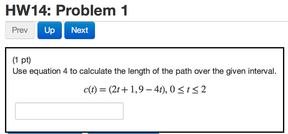Solved Use equation 4 to calculate the length of the path | Chegg.com