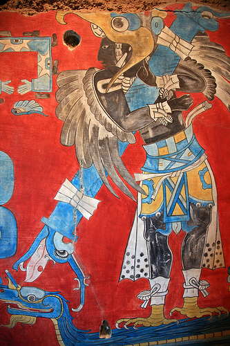 1. View the Mayan Bird Man image below. How does this | Chegg.com