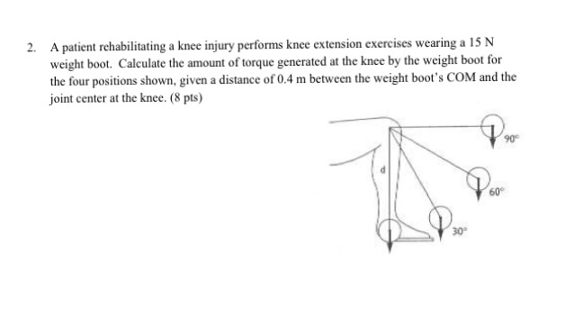 Solved Need help with these biomechanics/physics problems: | Chegg.com