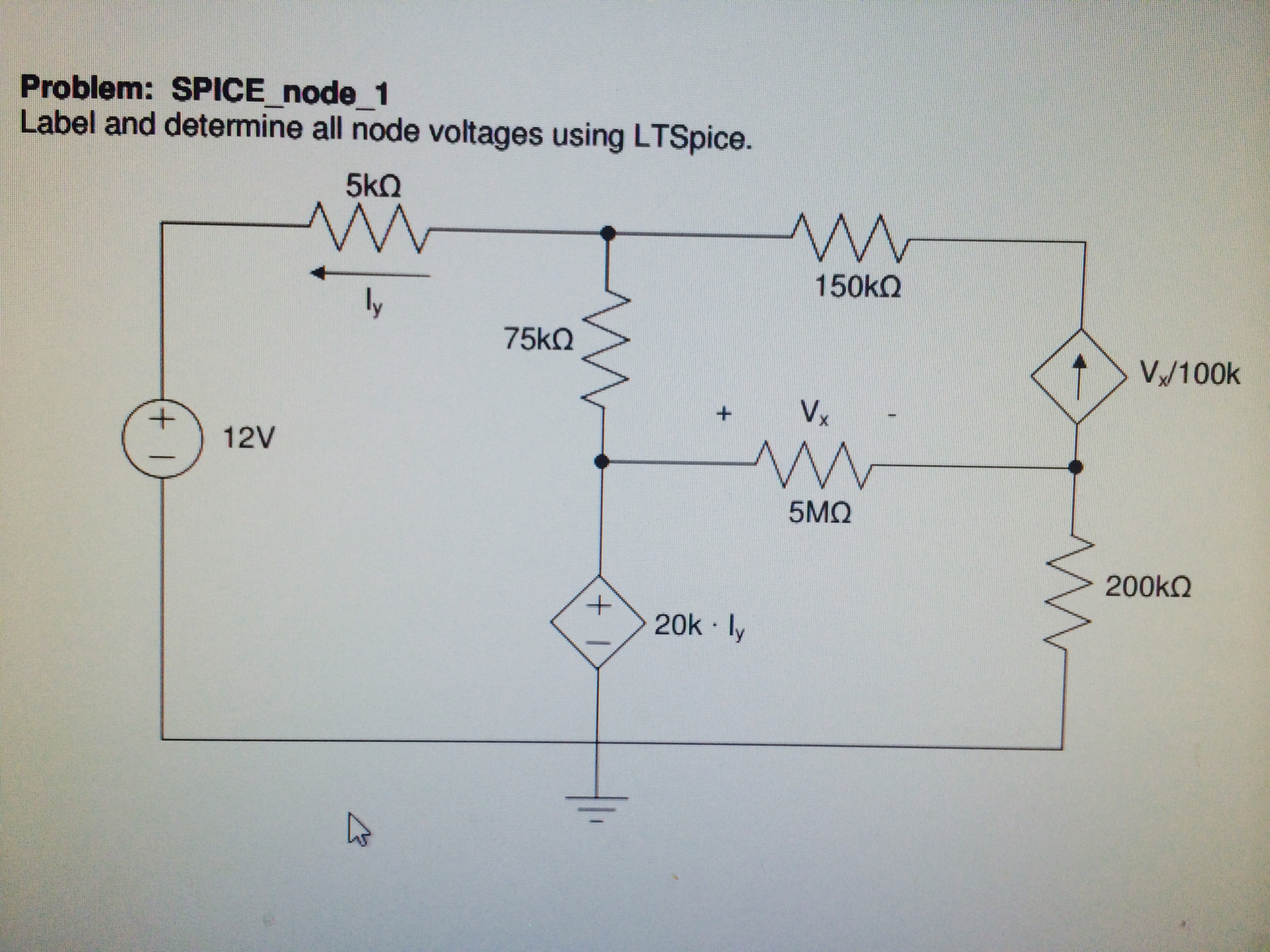 Solved Need help using the LTSpice program For SPICE | Chegg.com