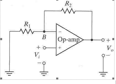 Solved A non-inverting amplifier shown below is to be | Chegg.com