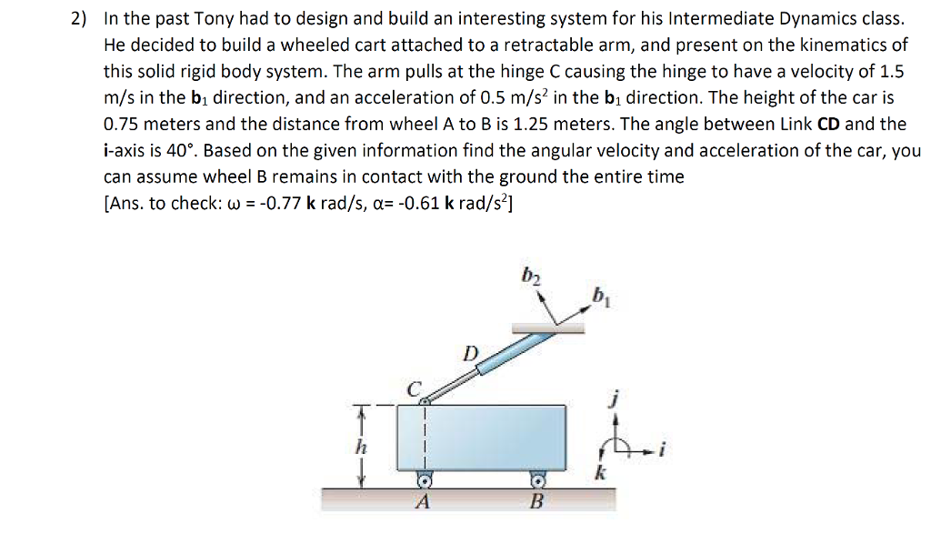 Solved In the past Tony had to design and build an | Chegg.com