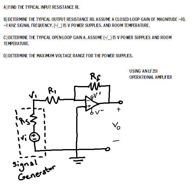 Solved FIND THE TYPICAL INPUT RESISTANCE R1. DETERMINE THE | Chegg.com