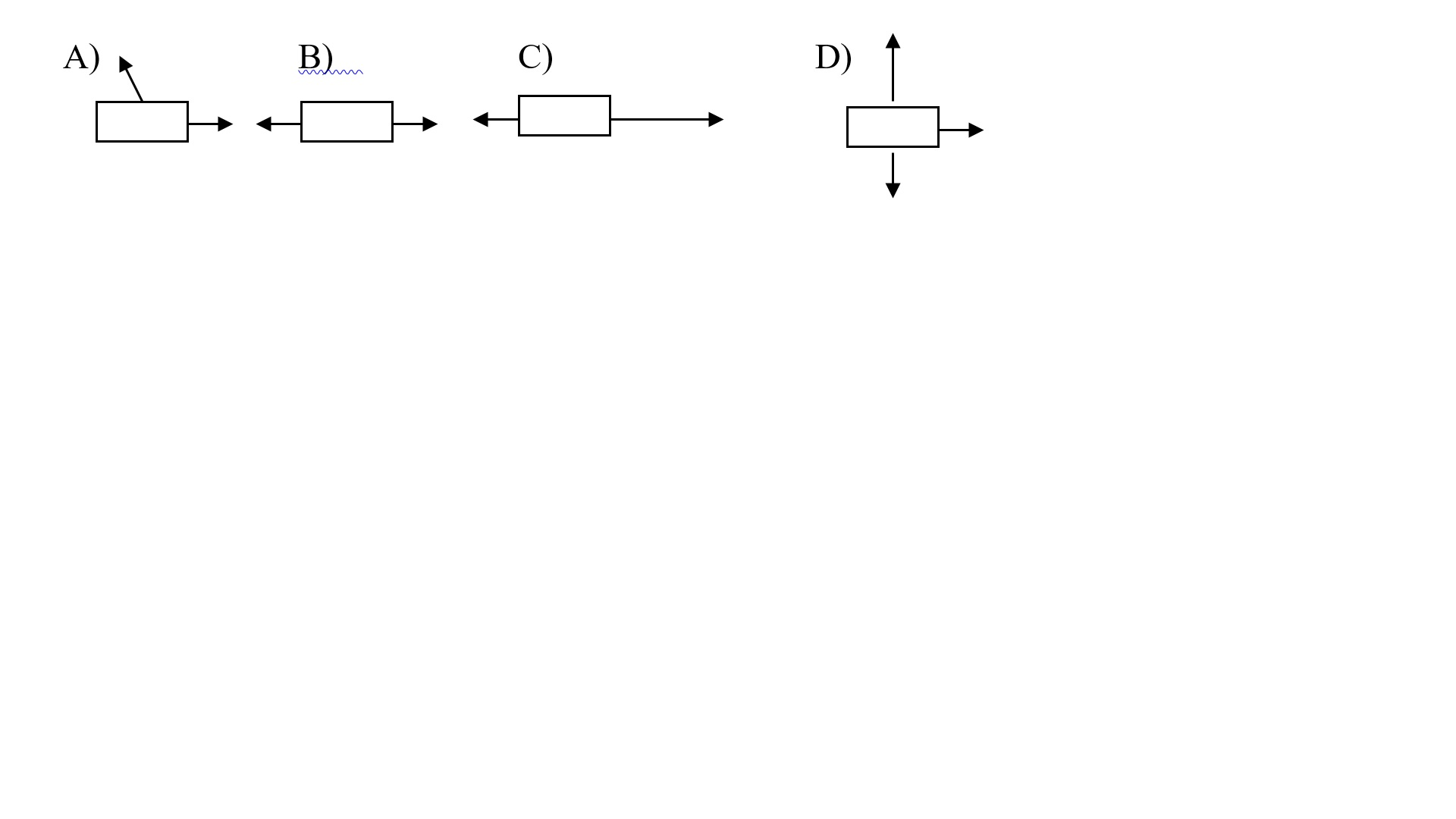 Solved 4. Draw the freebody force diagrams for the following | Chegg.com