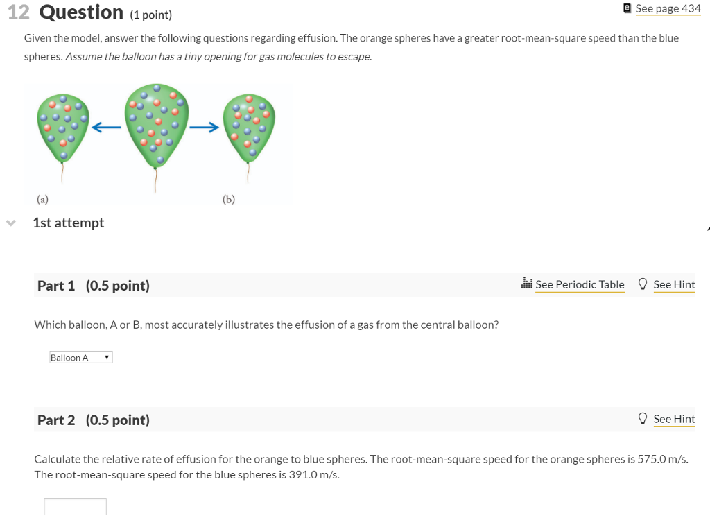 Solved 12 Question (1 point) E See page 434 Given the model, | Chegg.com