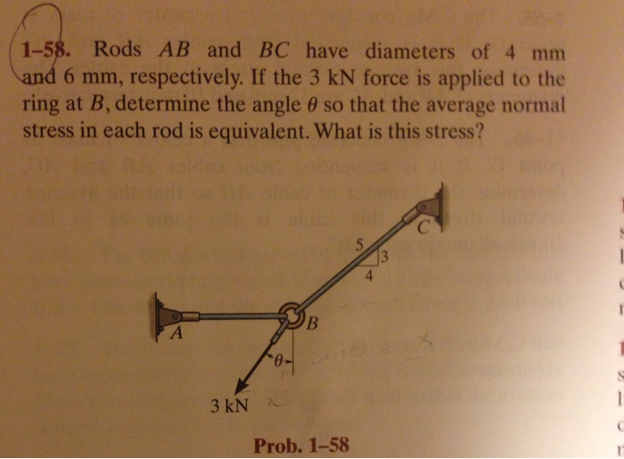Solved Rods AB and BC have diameters of 4 mm 6 mm, | Chegg.com