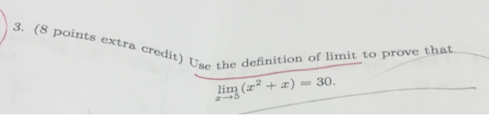 Solved Use the definition of limit to prove that lim_xright | Chegg.com