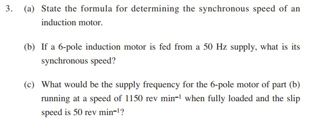 Solved 3. (a) State the formula for determining the | Chegg.com