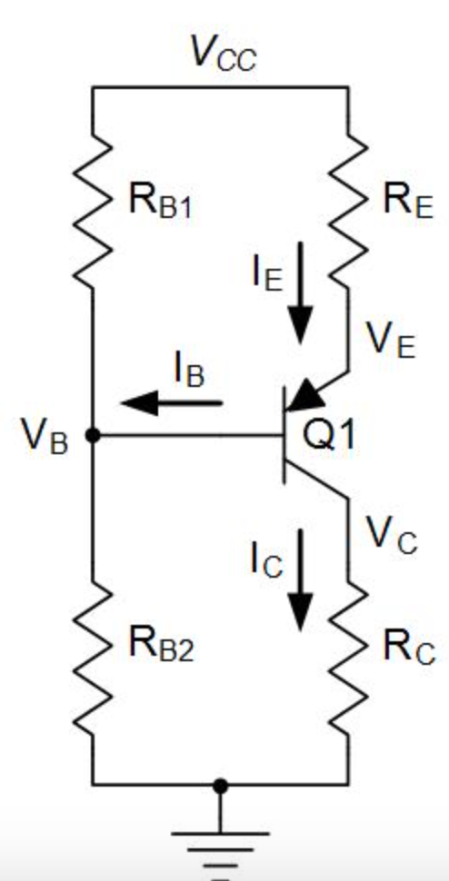 Solved For the BJT bias circuit shown, what is the emitter | Chegg.com