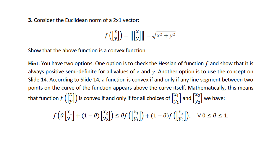 Second Norm Of A Vector