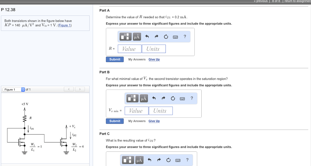 Solved « previous 8of8 |return to assignmen P 12.38 Part A | Chegg.com