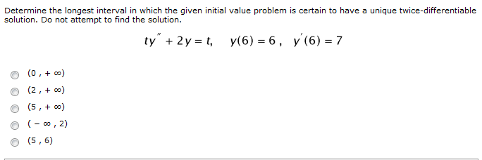 Solved Determine the longest interval in which the given | Chegg.com