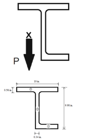 STRUCTURAL MECHANICS (IMAGE) W10x49 bottom flange | Chegg.com