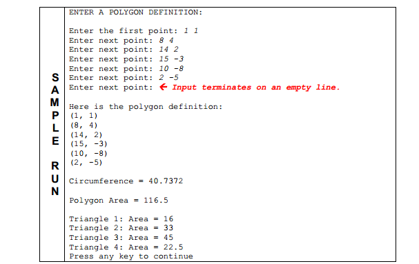 Convex Polygons Your objective in this assignment is | Chegg.com