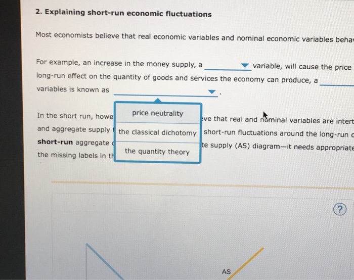 Solved 2. Explaining short-run economic fluctuations Most | Chegg.com